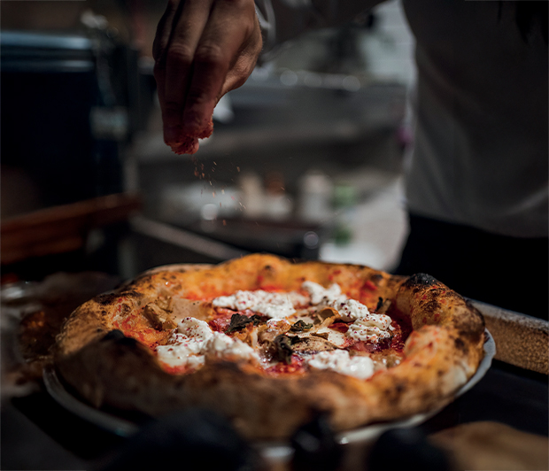 Pizza classica e gourmet